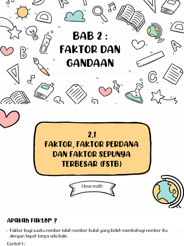 Bab 2.faktor Dan Gandaan | PDF
