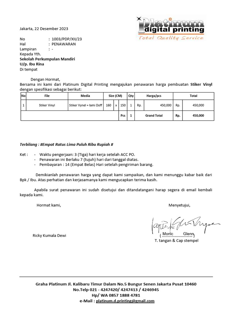 PDP - Wall Sticker-Signed | PDF