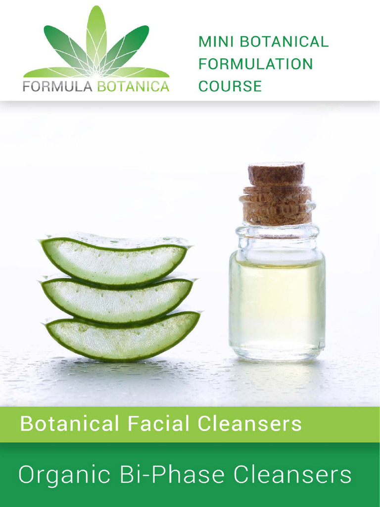 Lesson 1 - Organic Bi-Phase Cleanser | PDF