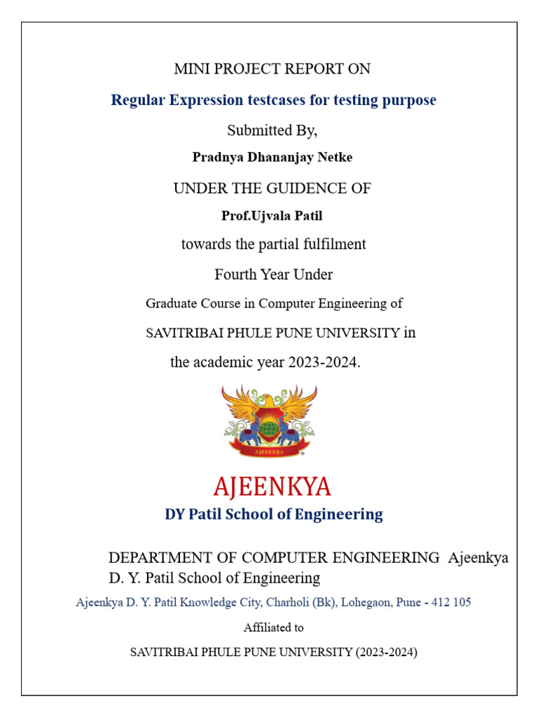 Mini Project Stqa Report Pdf Selenium Software Computing