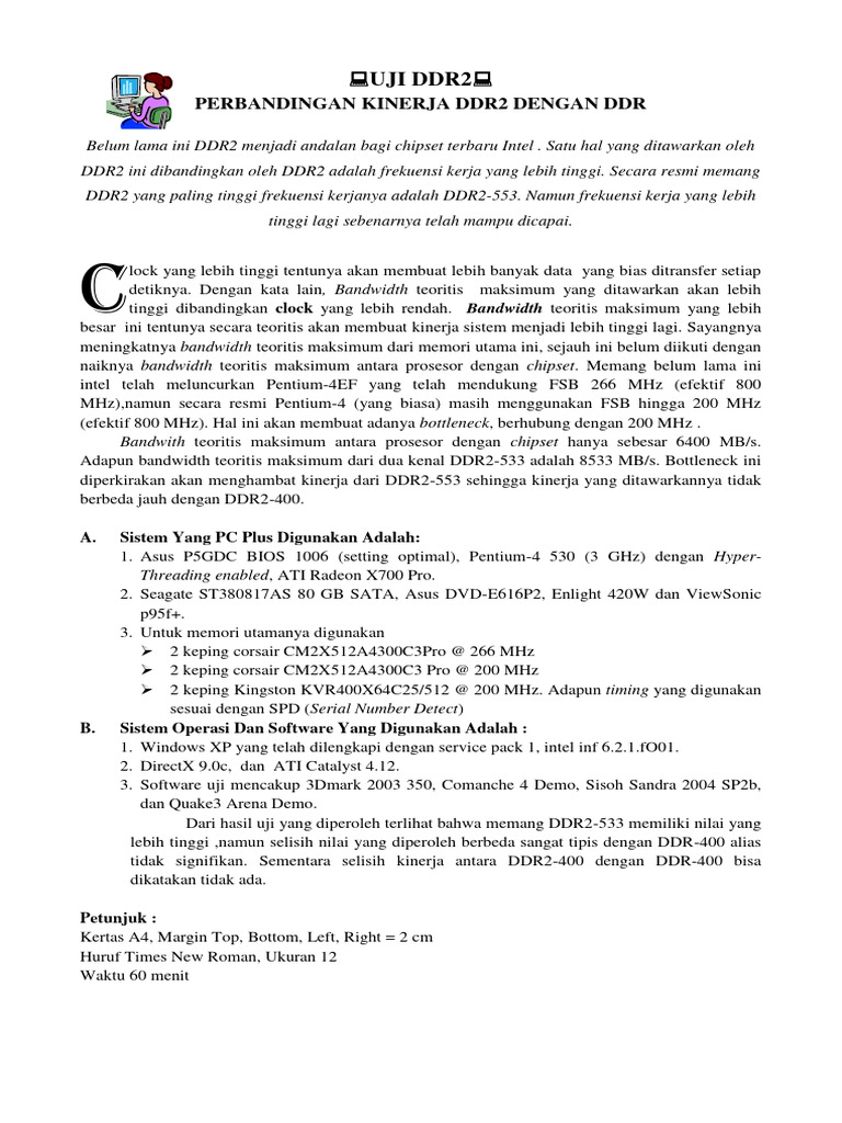 Soal Tuk Clip Art, Page Number Symbol Header | PDF