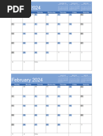 2024 Leave Schedule and Dates | PDF