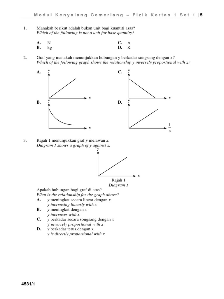 Modul Fizik MKCSPM f4 | PDF | Metode & Bahan Ajar
