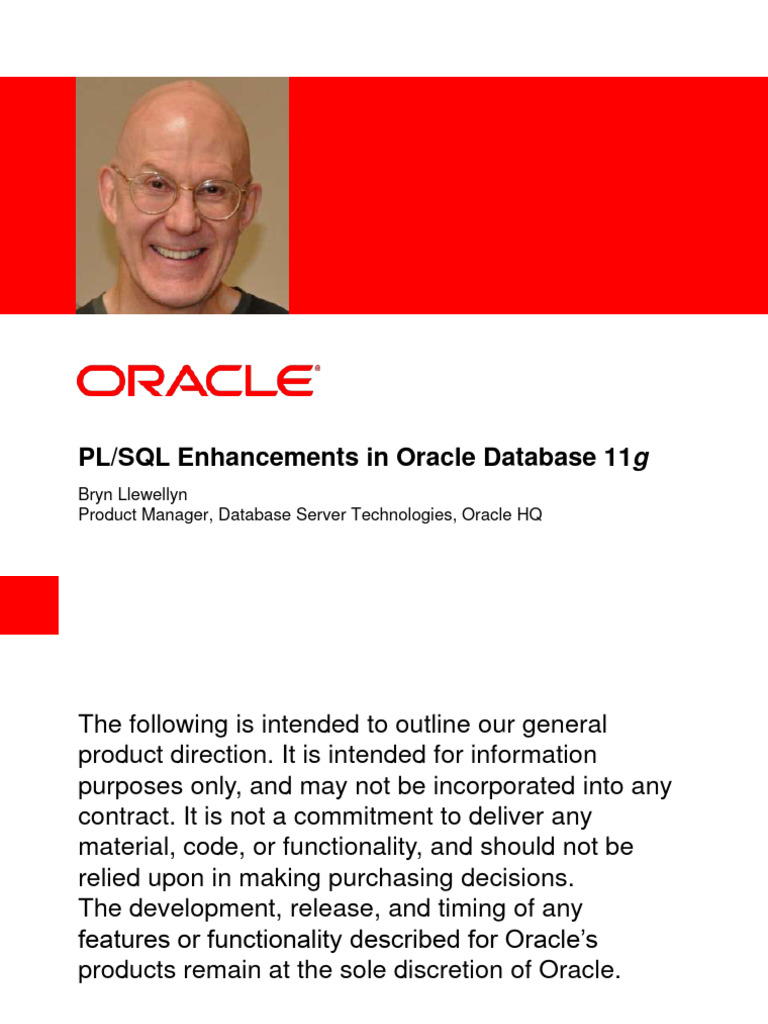 Oracle 11 G New Features | PDF