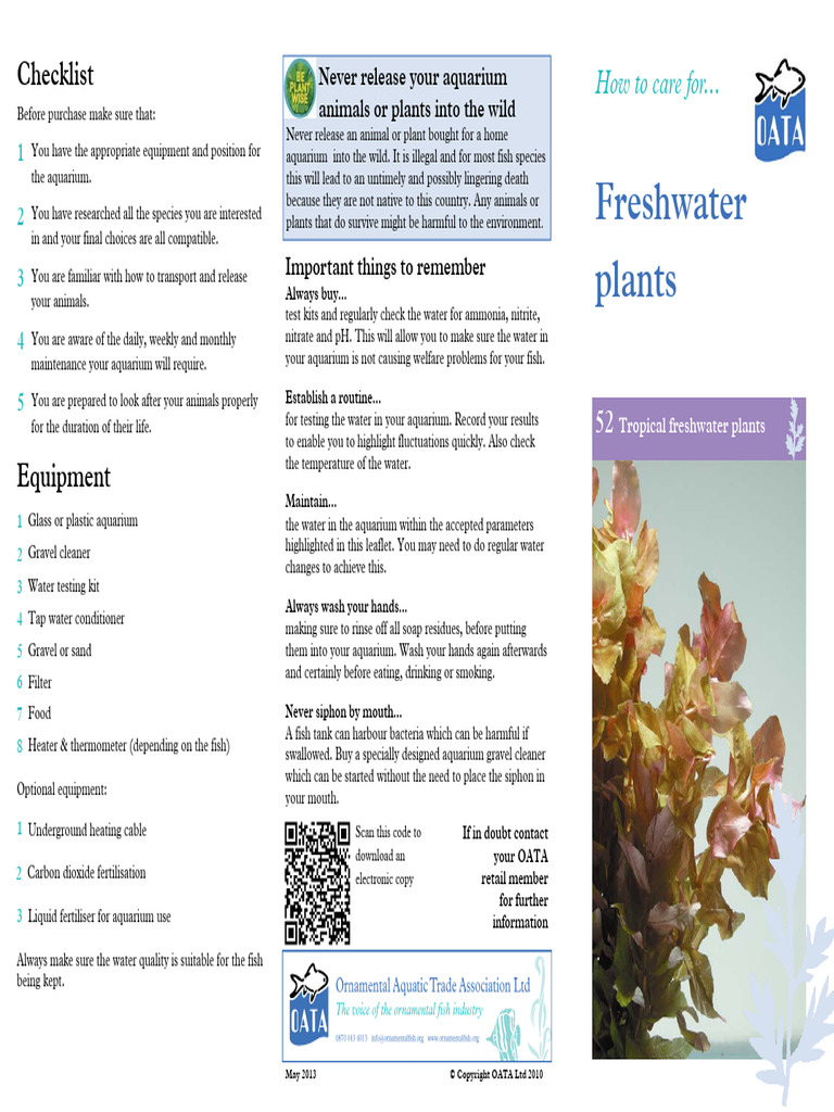 52 Freshwater Plants | PDF