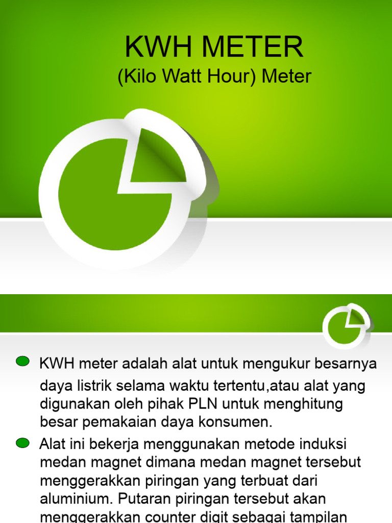 Spesifikasi dan Fungsi KWH Meter | PDF