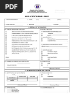 CS Form No. 6, Revised 2020 (Application for Leave) Form 6 | PDF ...