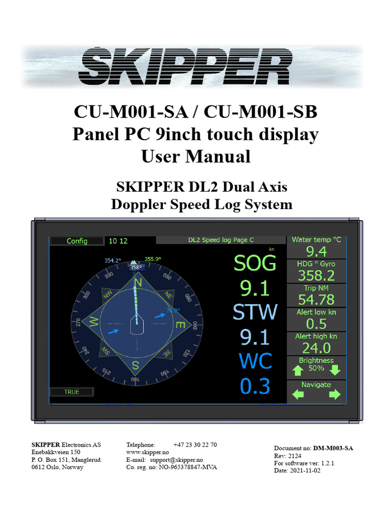 9" Touch Display User Manual for DL2 System | PDF | Calibration ...