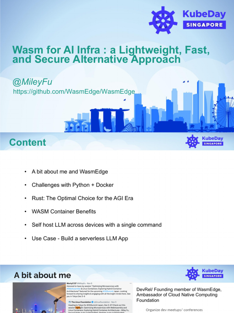 WebAssembly For AI Infra - A Lightweight, Fast, and Secure Alternative Approach | PDF | Computers