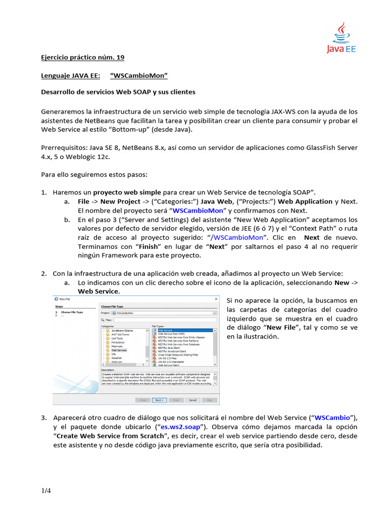 PracticaJEE 19 WS2 | PDF