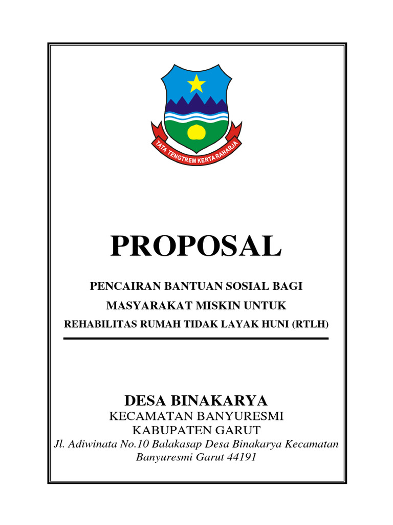 PROPOSAL Pencairan RUTILAHU BAPAK PENDI | PDF