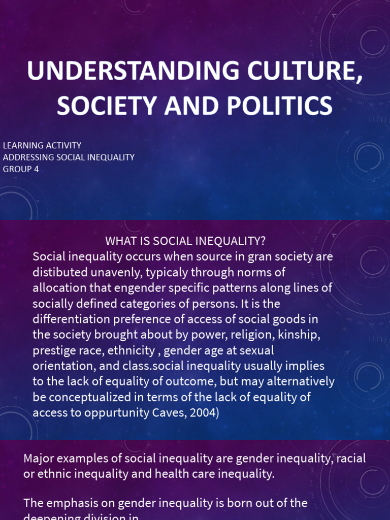 Addressingsocialinequality Group 4 | PDF | Discrimination & Race ...