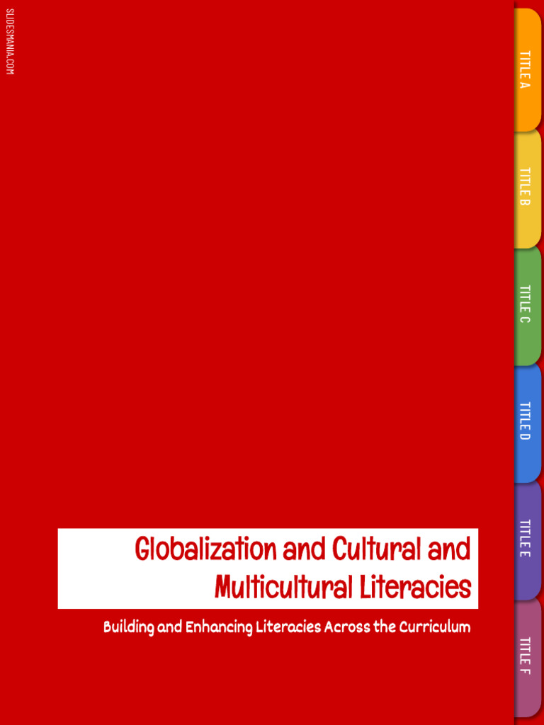 Module 2 - Globalization and Cultural and Multicultural Literacies ...