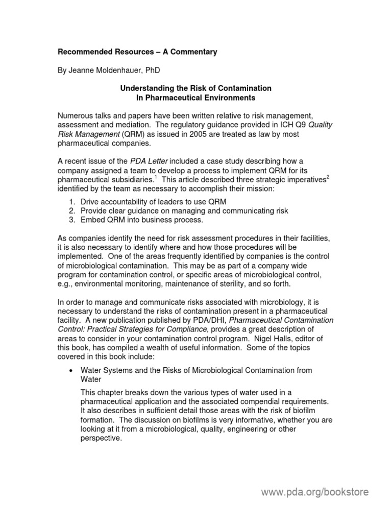 Review Contamination Control | PDF