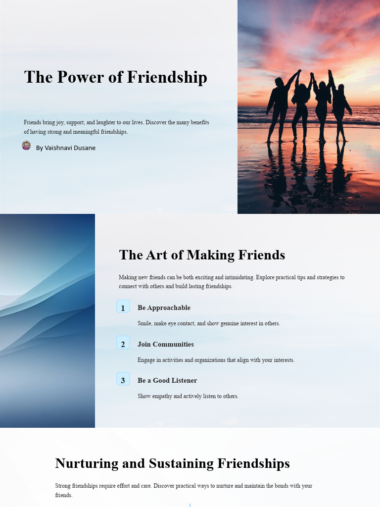 The-Power-of-Friendship | PDF