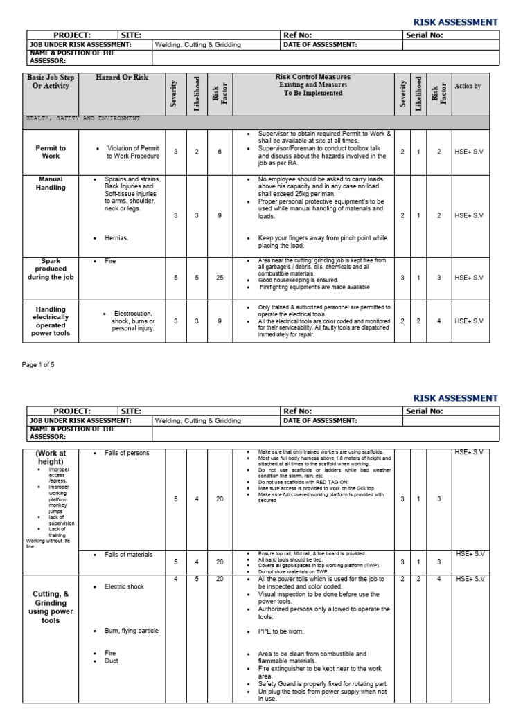 3 - RA - Hotwork, Welding MainBuilding (Recovered) | PDF