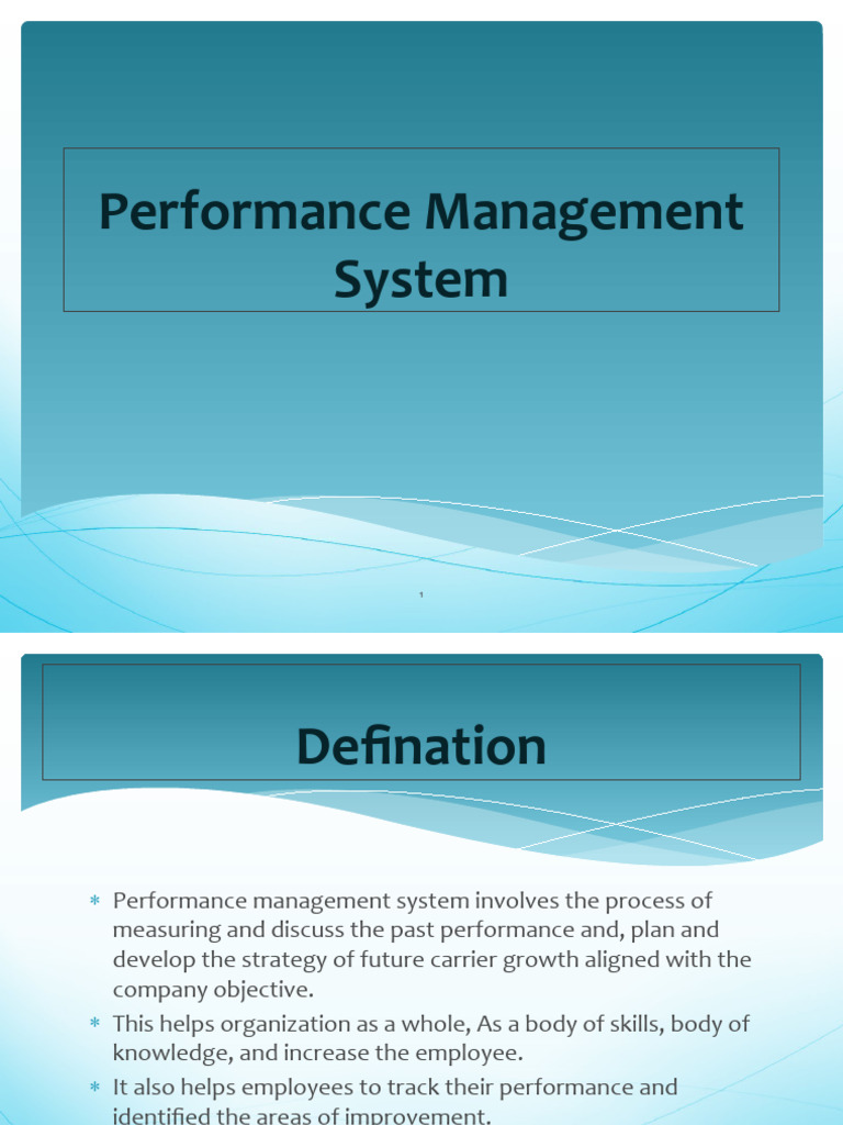 Performance Management System (Presentation) | PDF Performance Management System (Presentation) | PDF