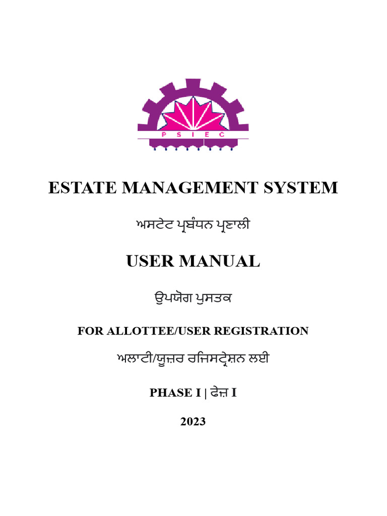User Registration Manual | PDF