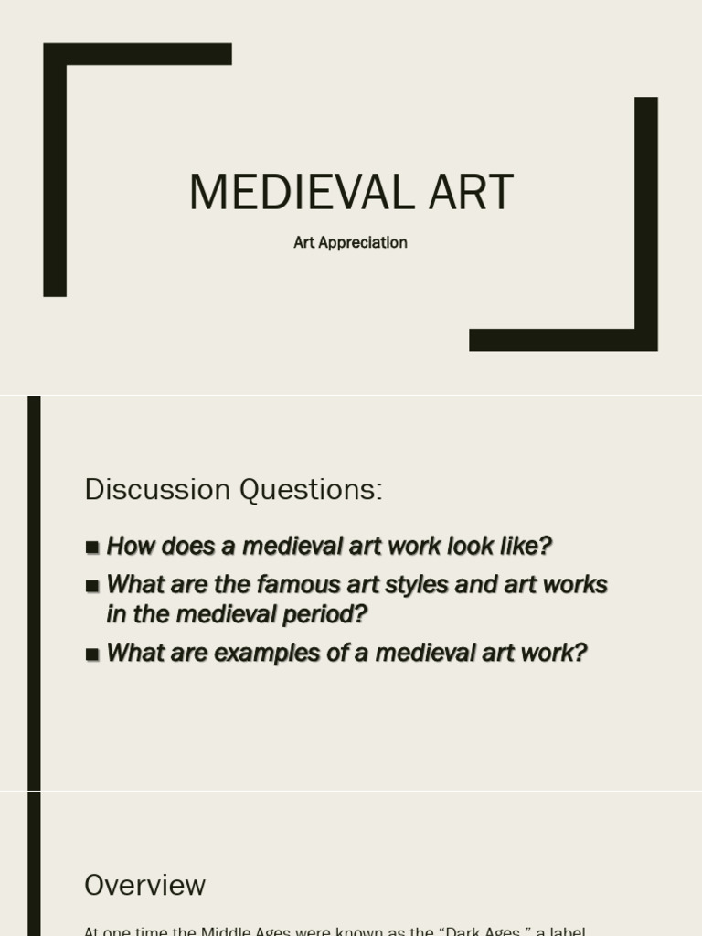 Overview of Medieval Art Styles | PDF | Gothic Architecture | Middle Ages