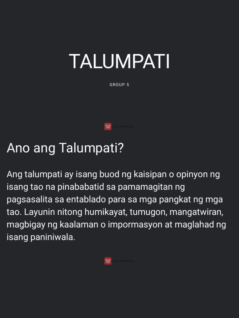 TALUMPATI | PDF