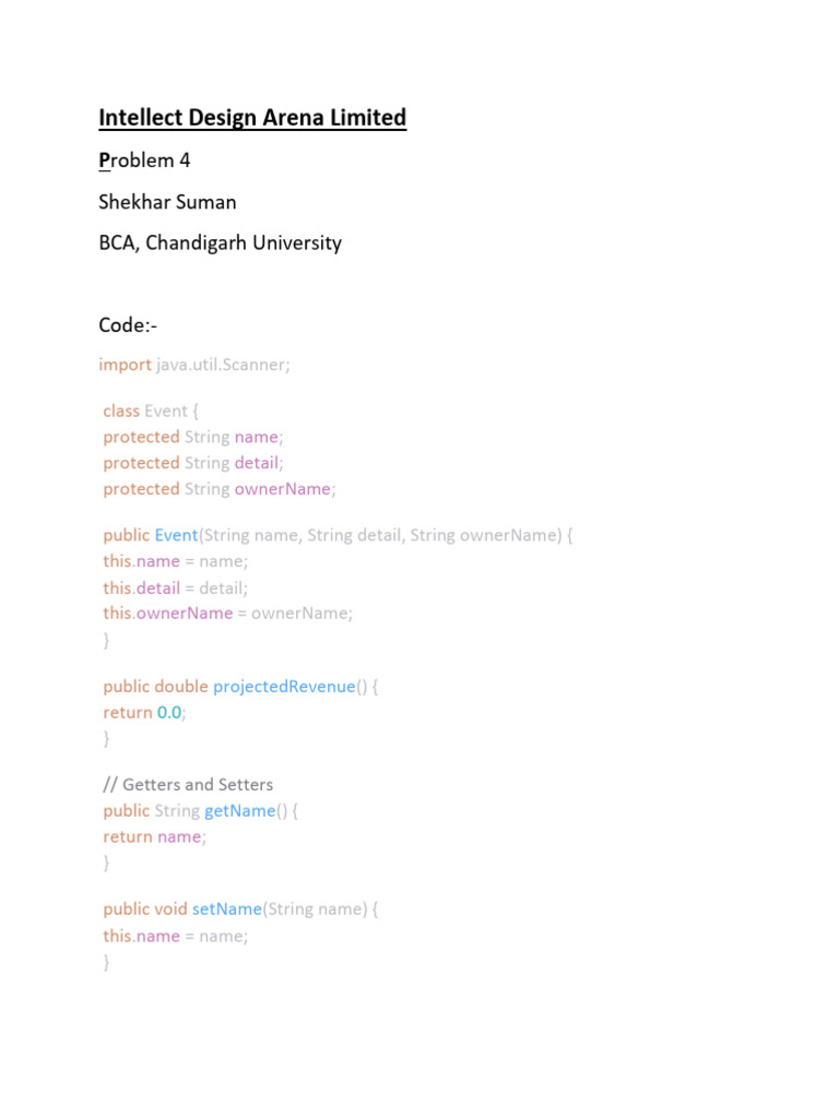 Shekhar Suman Problem 4 Solution Pdf Technology Development C