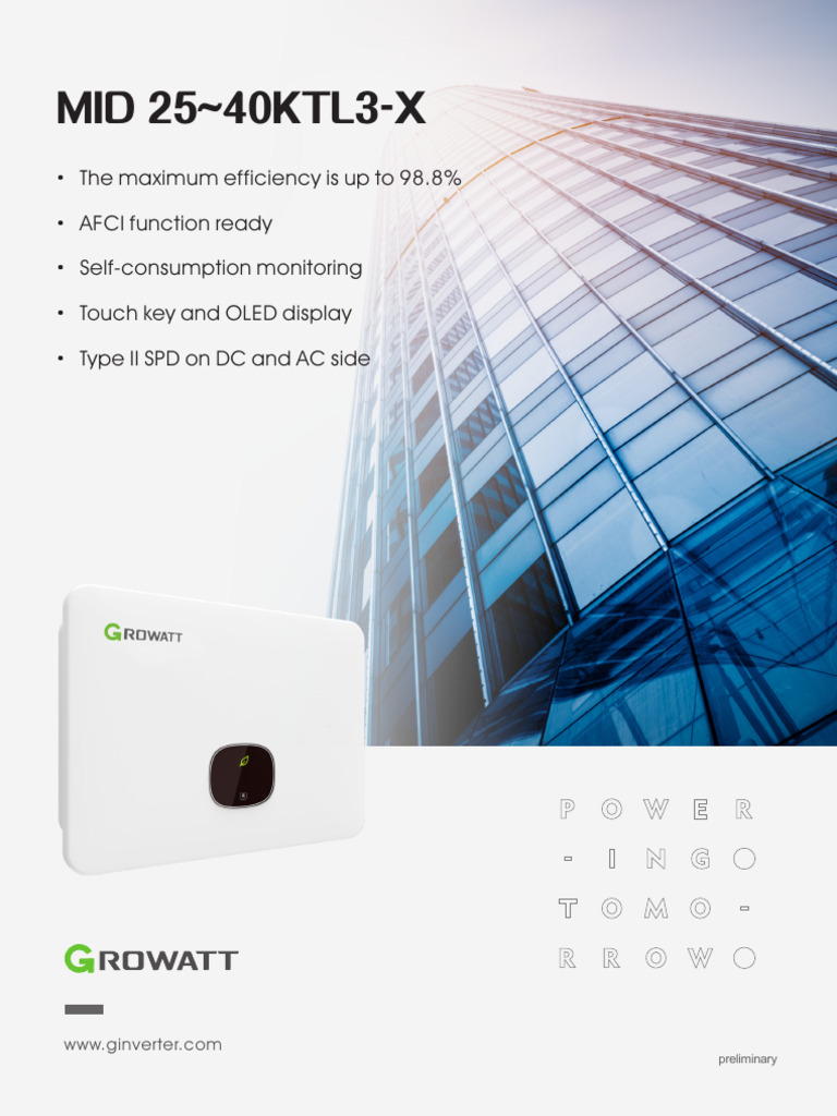 MID 25 40KTL3-X EU Datasheet EN 202310 | PDF | Computer Engineering | Electronics