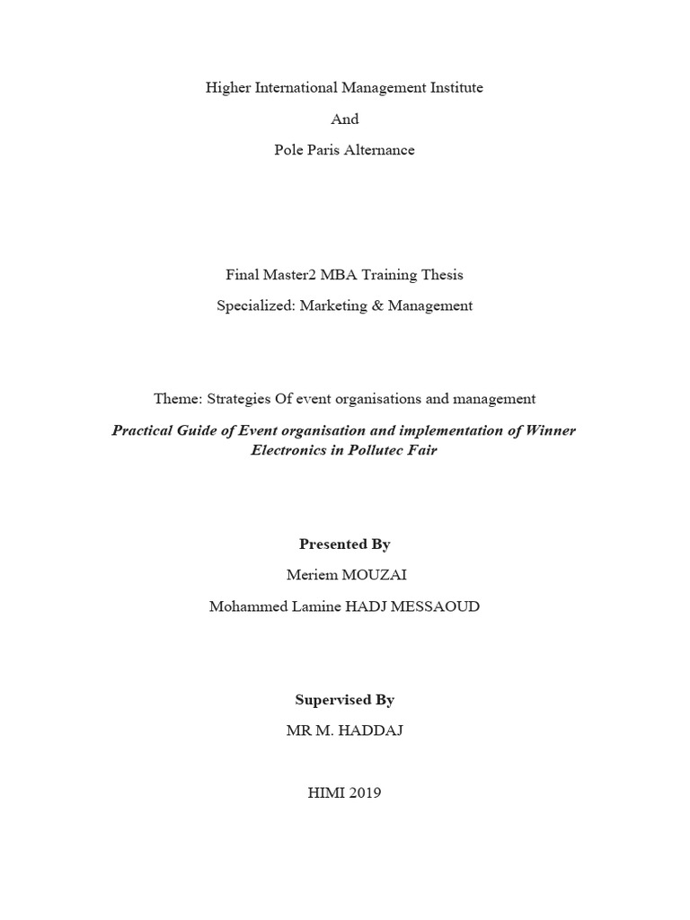 Full Thesis | PDF | Marketing | Business