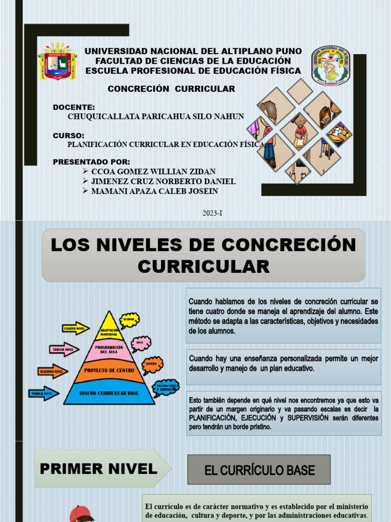 Concrecion Curricular. | PDF