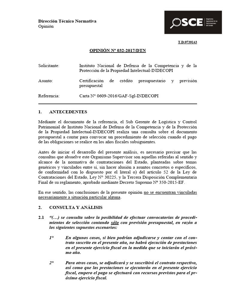 Prevision Opinion Osce | PDF