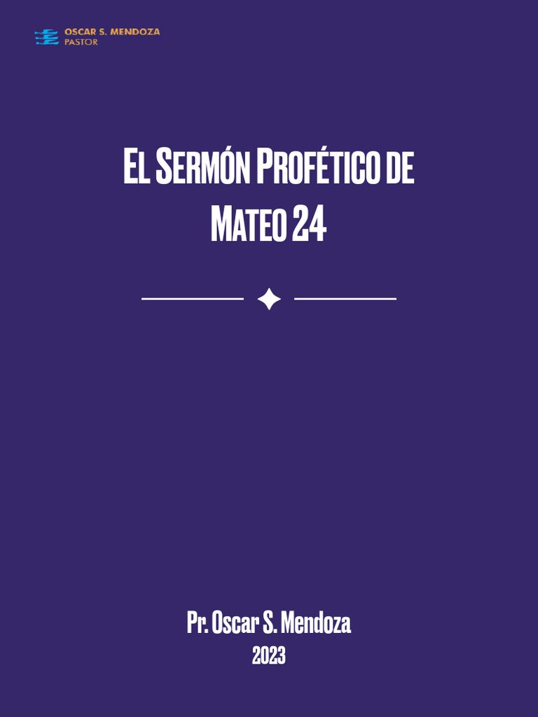 Profecías de Mateo 24 y su Cumplimiento | PDF | Evangelio de Mateo ...