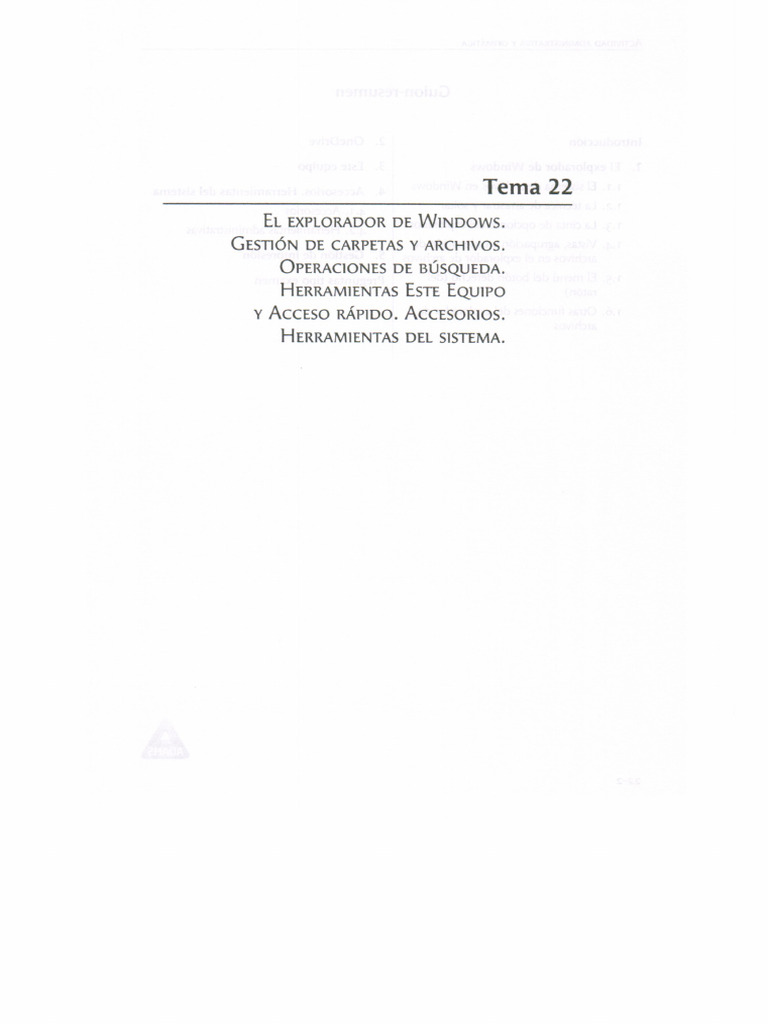 Tema 22 | PDF