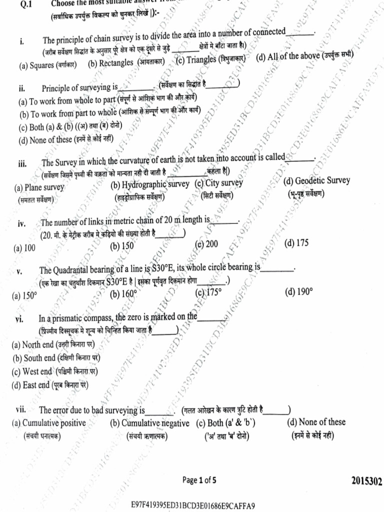 Surveying Principles and Techniques Guide | PDF