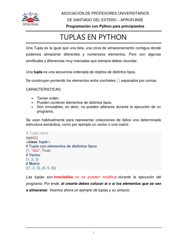 TUPLAS | PDF | Informática