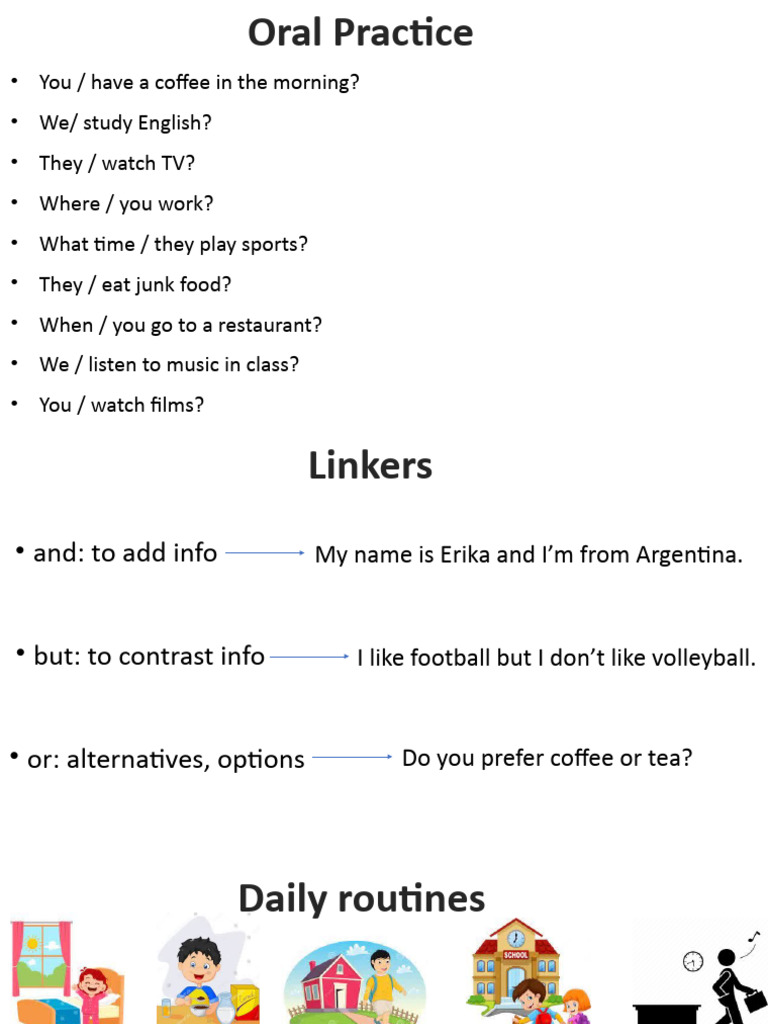 Lesson 7 PR Simple 3rd Person Sing | PDF | Human Communication ...