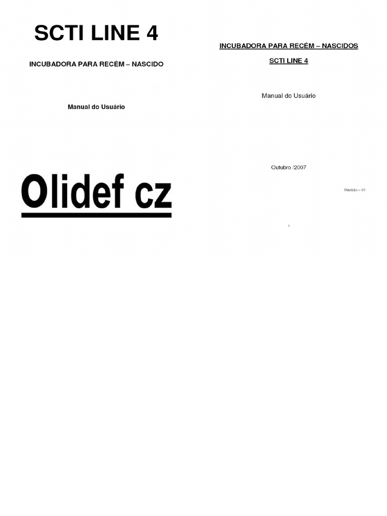 Manual Técnico SCTI Line 4 - Olidef | PDF