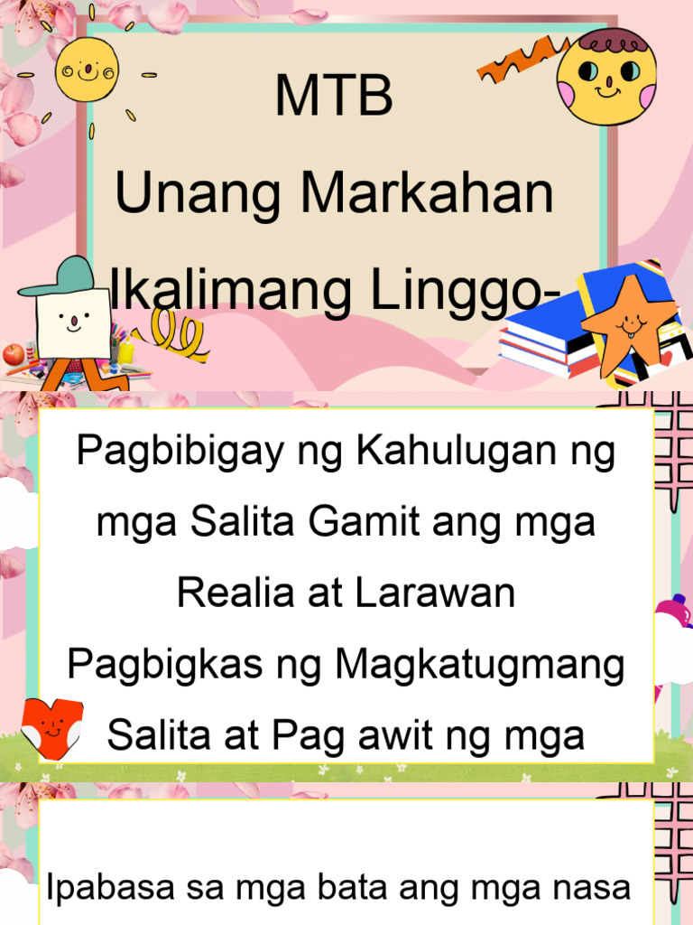 Mtb-Cot Q1 Week 5 | PDF