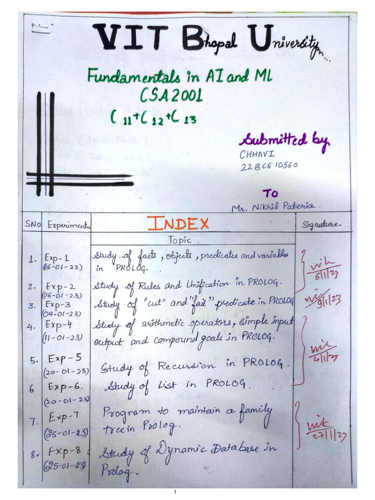 Lab Record | PDF Lab Record | PDF