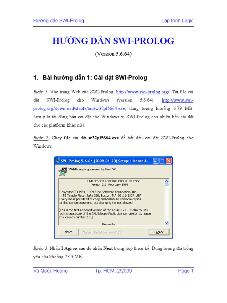 Huong Dan SWI-Prolog