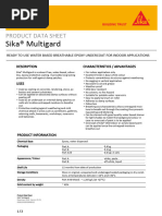 Sikagard®-63 N: Product Data Sheet | PDF | Concrete | Epoxy