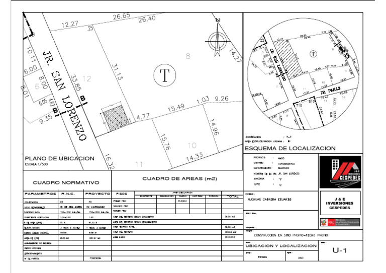 Planos de Ubicacion Conchamarca | PDF