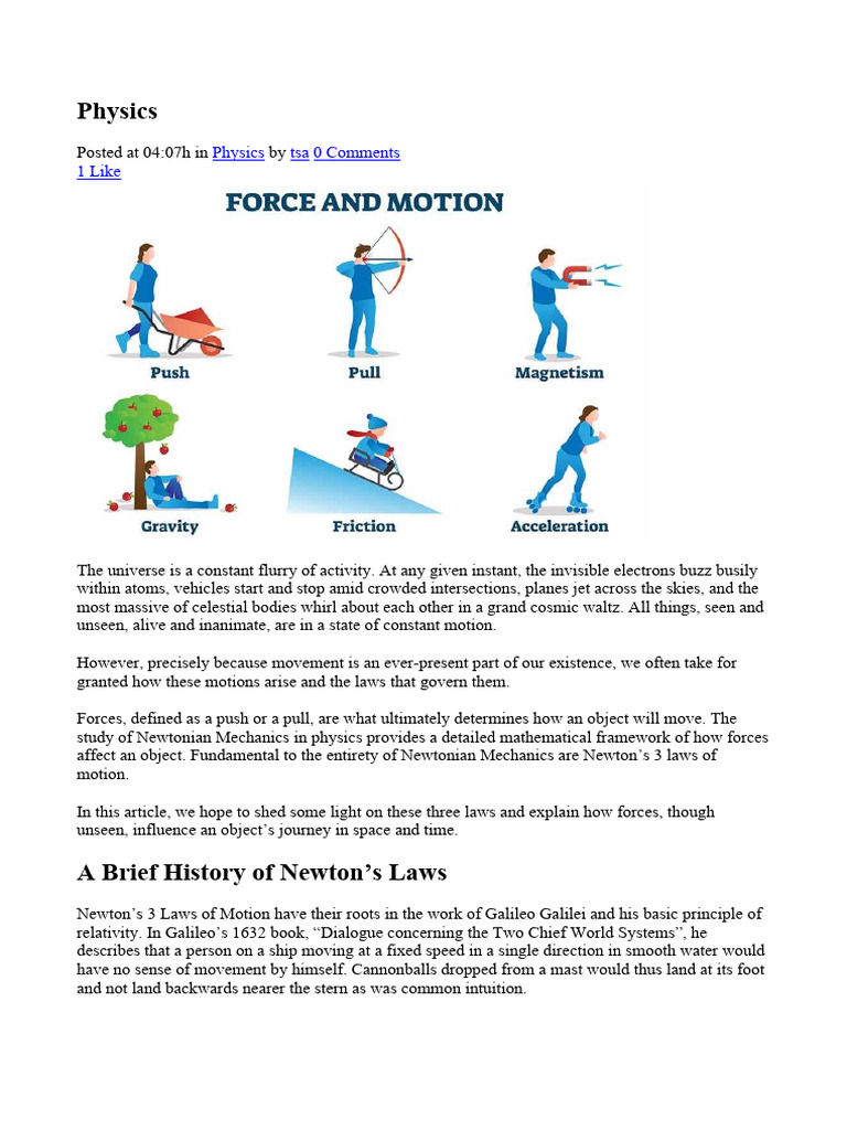 Physics | PDF | Force | Acceleration