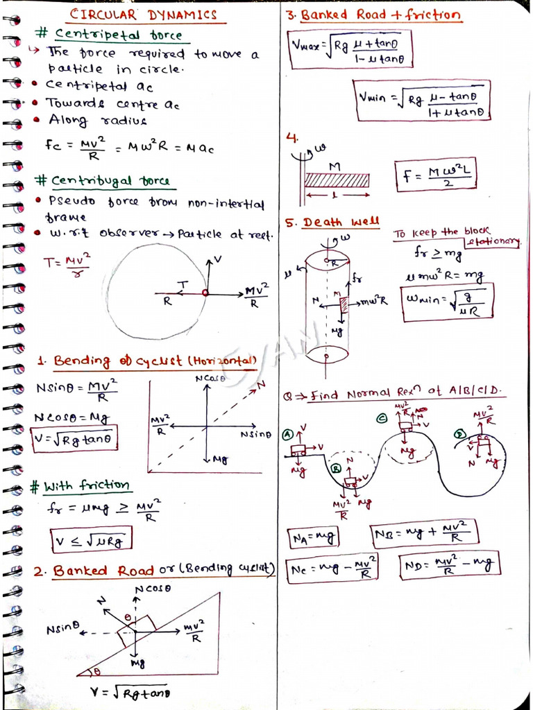 Circular Dyanamics | PDF