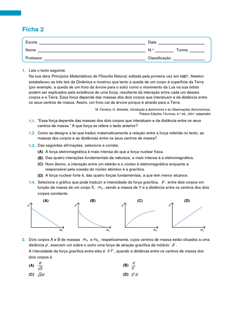 Fa11 Aval Mecanica Ficha 2 | PDF