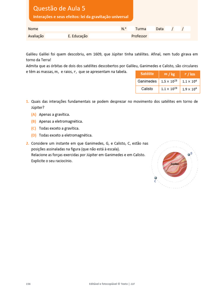 CAP - Questões de Aula 5 e 6 | PDF