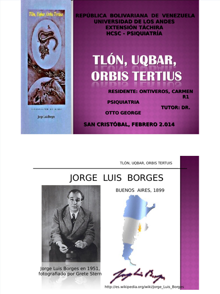 Dokumen - Tips - Tlon Uqbar Orbis Tertiusppt | PDF | Ciencias sociales ...