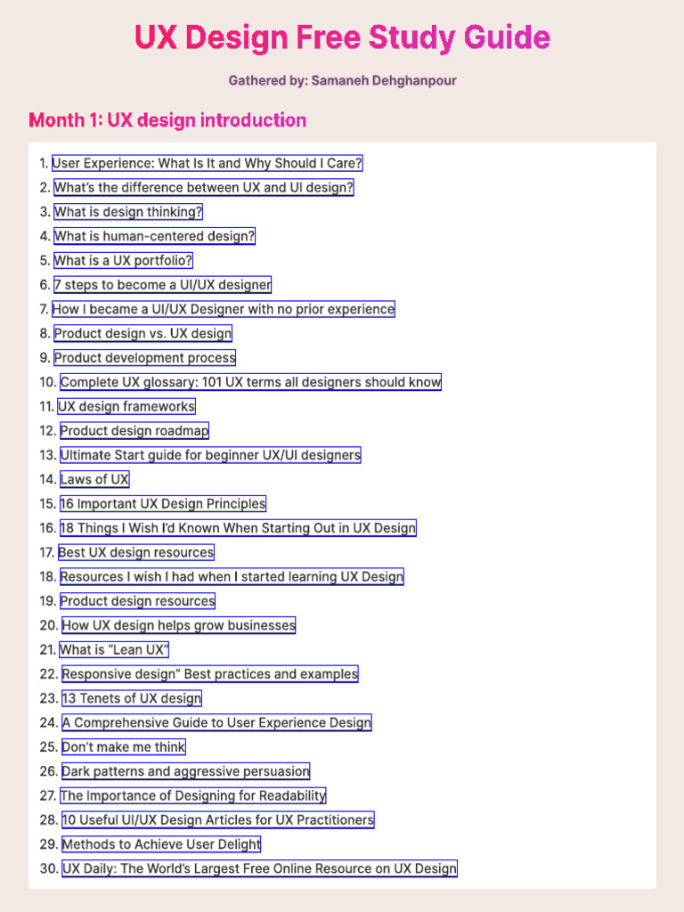 Ux Design Study Guide | PDF
