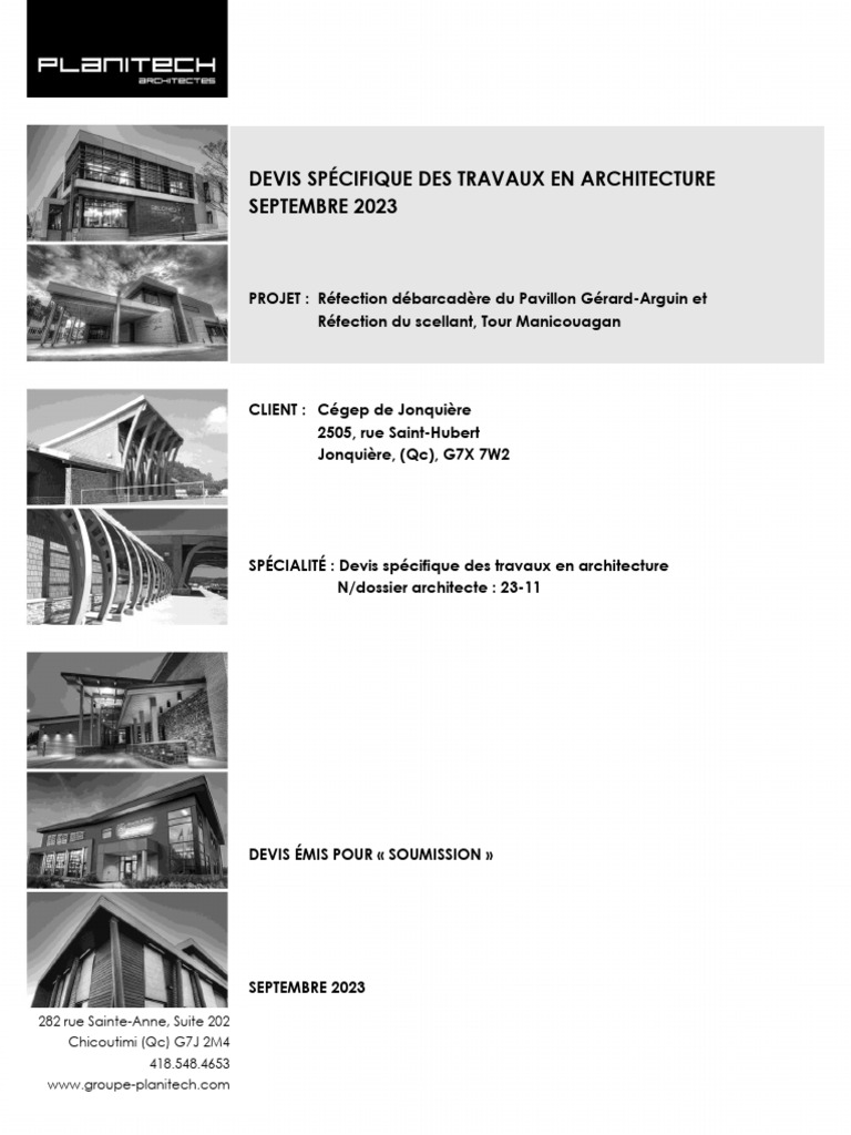 Devis Architecture | PDF
