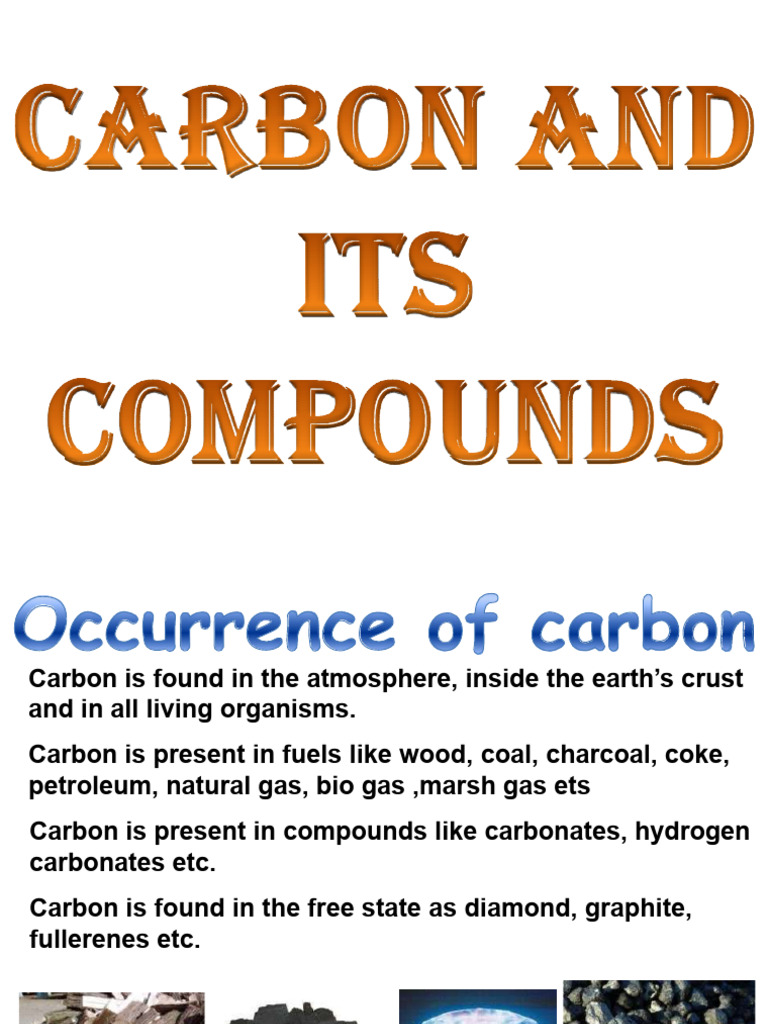 Overview of Carbon Compounds for Class 10 | PDF | Chemical Bond | Carbon