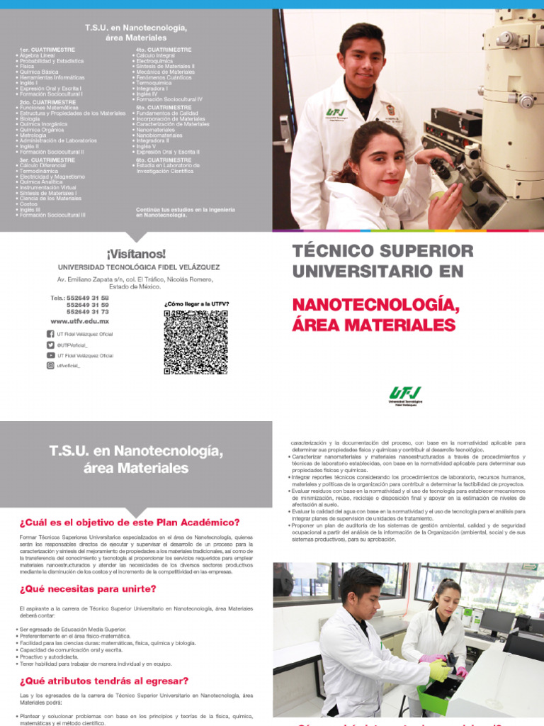 TSU Nanotecnología | PDF