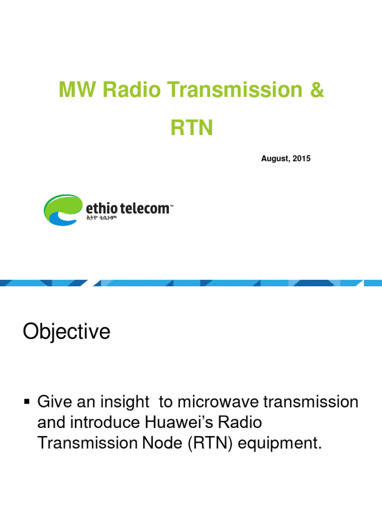 MW TXN and RTN | PDF | Microwave | Telecommunications